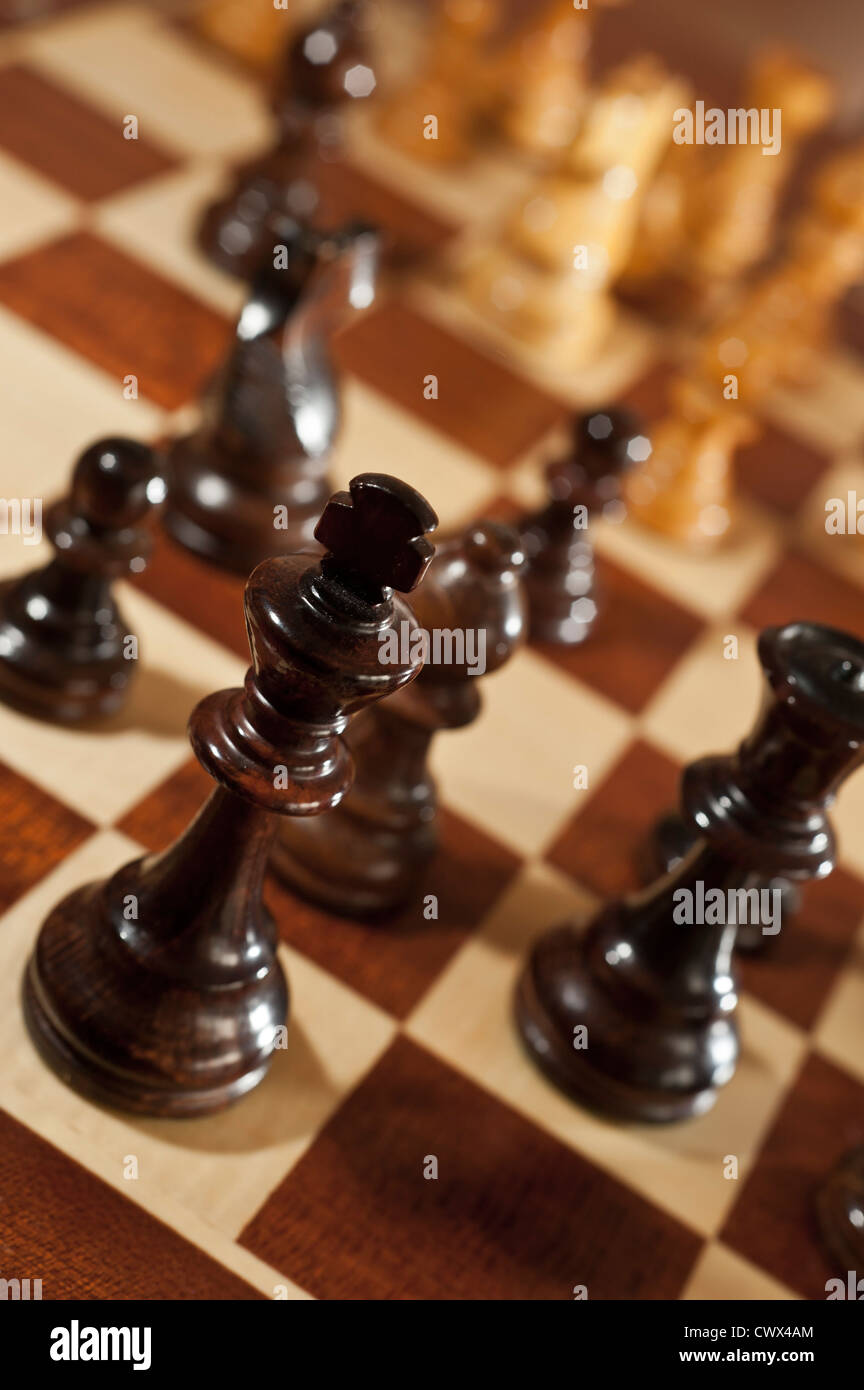 chess game in progress Stock Photo - Alamy