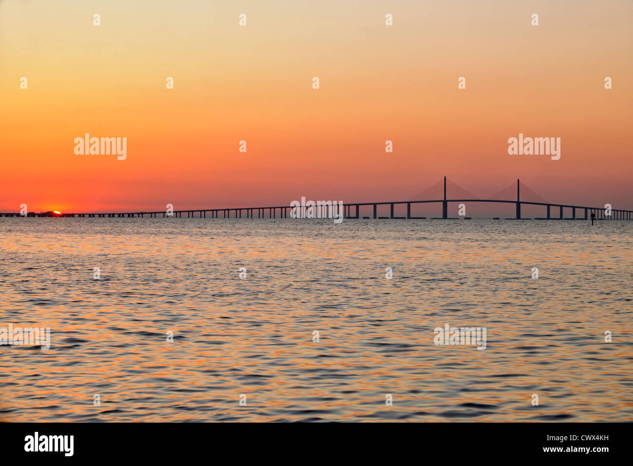 Bob Graham Sunshine Skyway Bridge Stock Photos & Bob Graham Sunshine ...