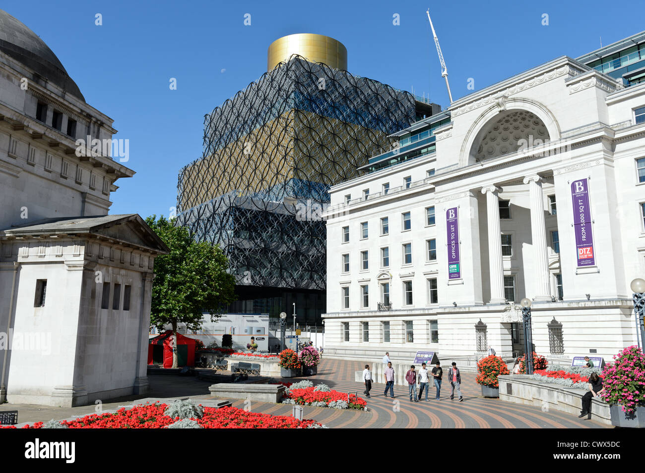 The new Library of Birmingham in Centenary Square Birmingham, England ...