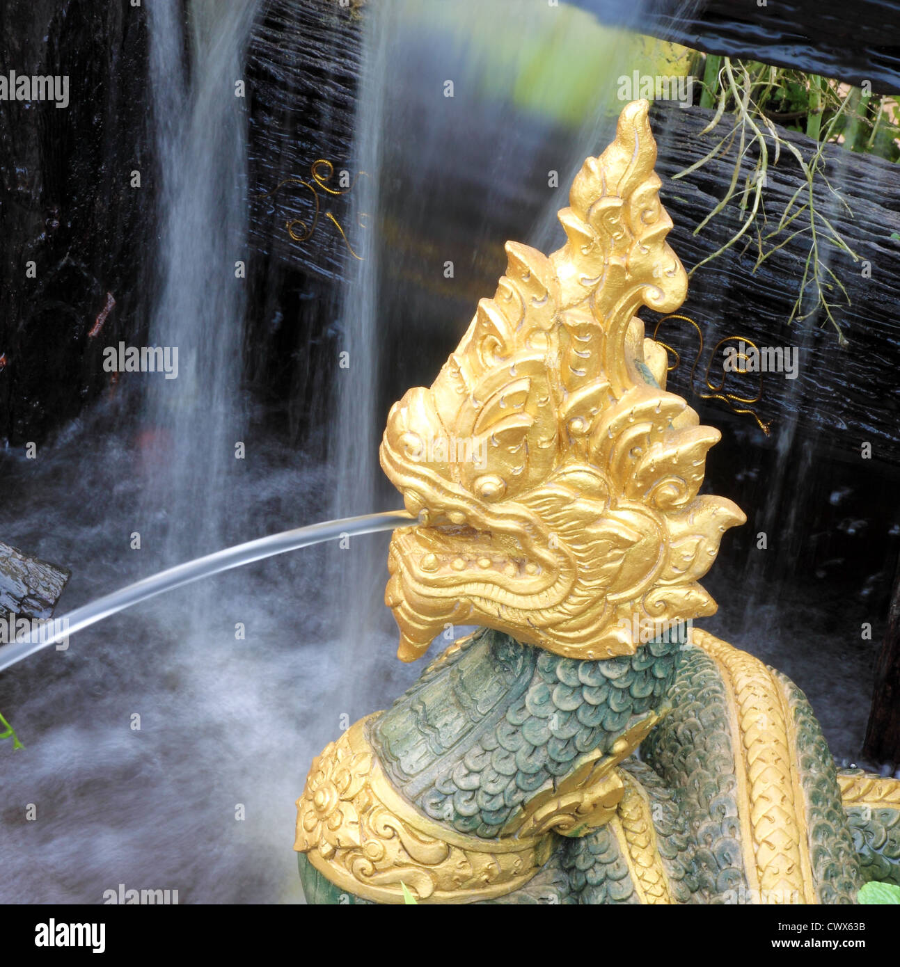Dragon naga big snake statue hi-res stock photography and images - Alamy