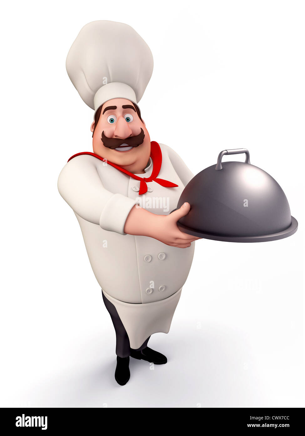 chef with frying pan Stock Photo - Alamy