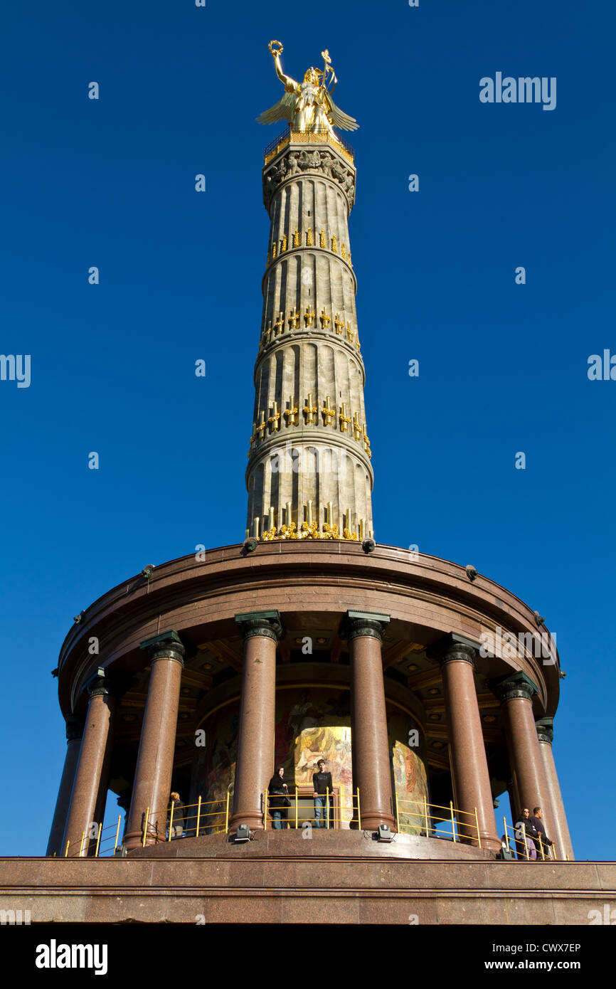 Victory Column in Berlin Tiergarten Stock Photo - Alamy