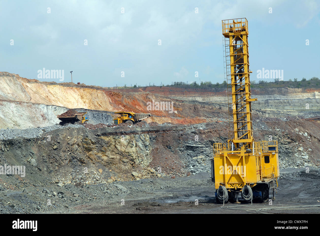 Ore drilling machine hi-res stock photography and images - Alamy