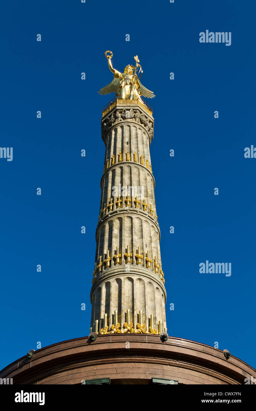 Victory Column in Berlin Tiergarten Stock Photo - Alamy