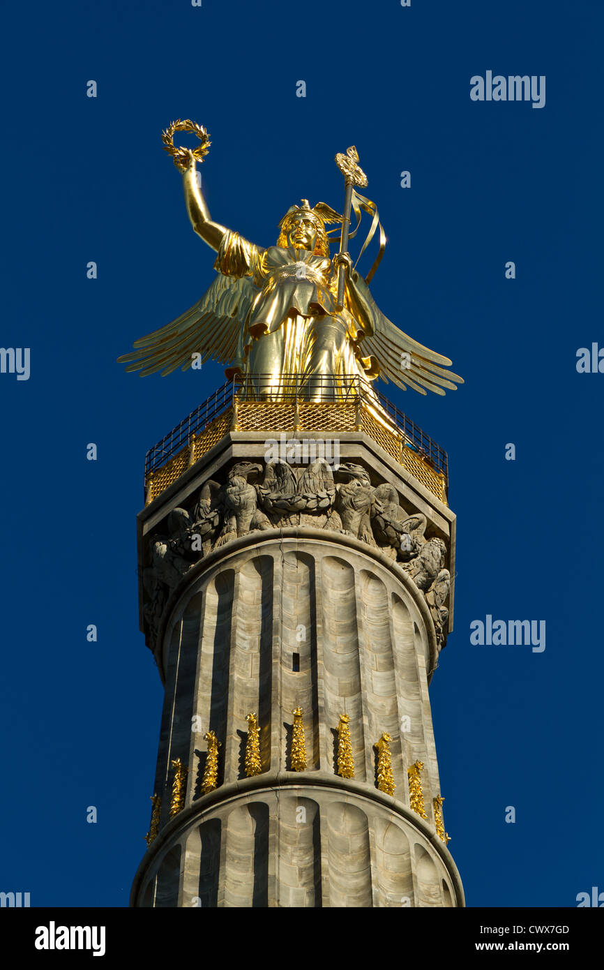 Victory Column in Berlin Tiergarten Stock Photo - Alamy
