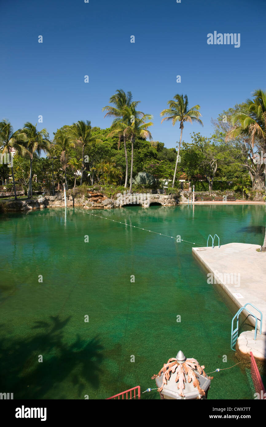 VENETIAN POOL MUNICIPAL SWIMMING POOL CORAL GABLES MIAMI FLORIDA USA ...