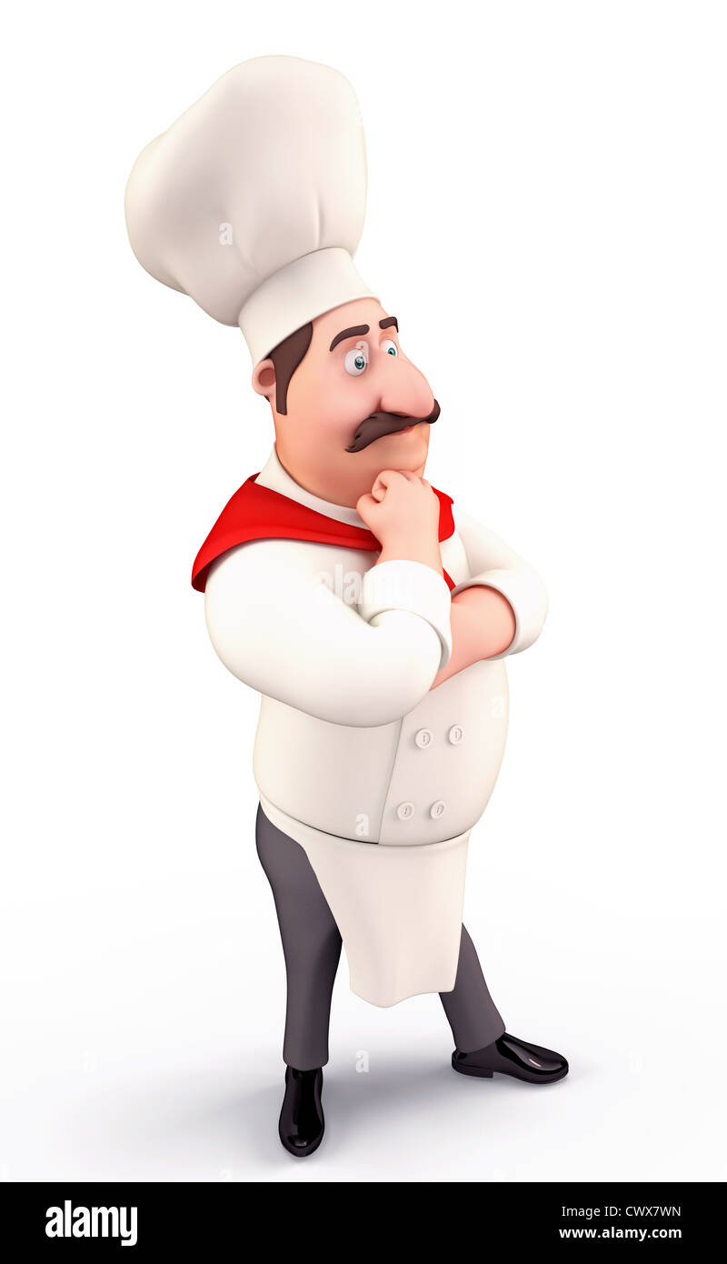 happy and smiling chef Stock Photo - Alamy