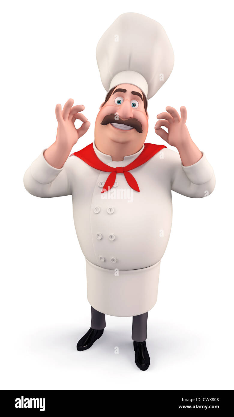 happy and smiling chef Stock Photo - Alamy