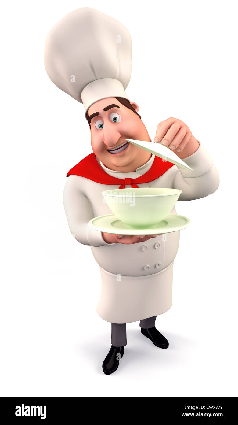 chef with pot Stock Photo - Alamy