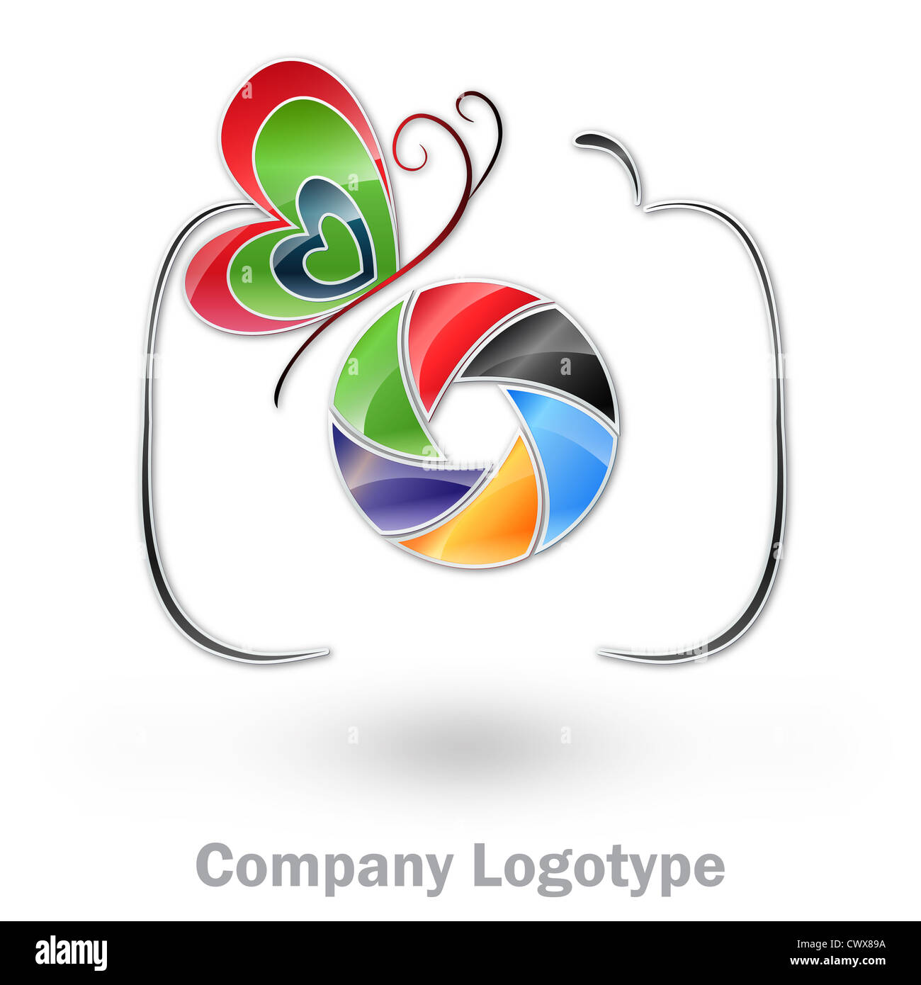 Photography company logo Stock Photo - Alamy