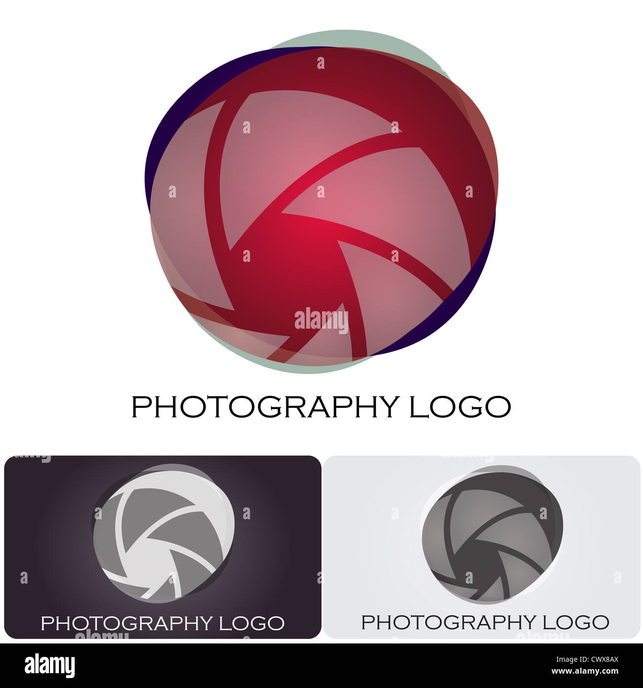 Circle camera icon logo hi-res stock photography and images - Alamy