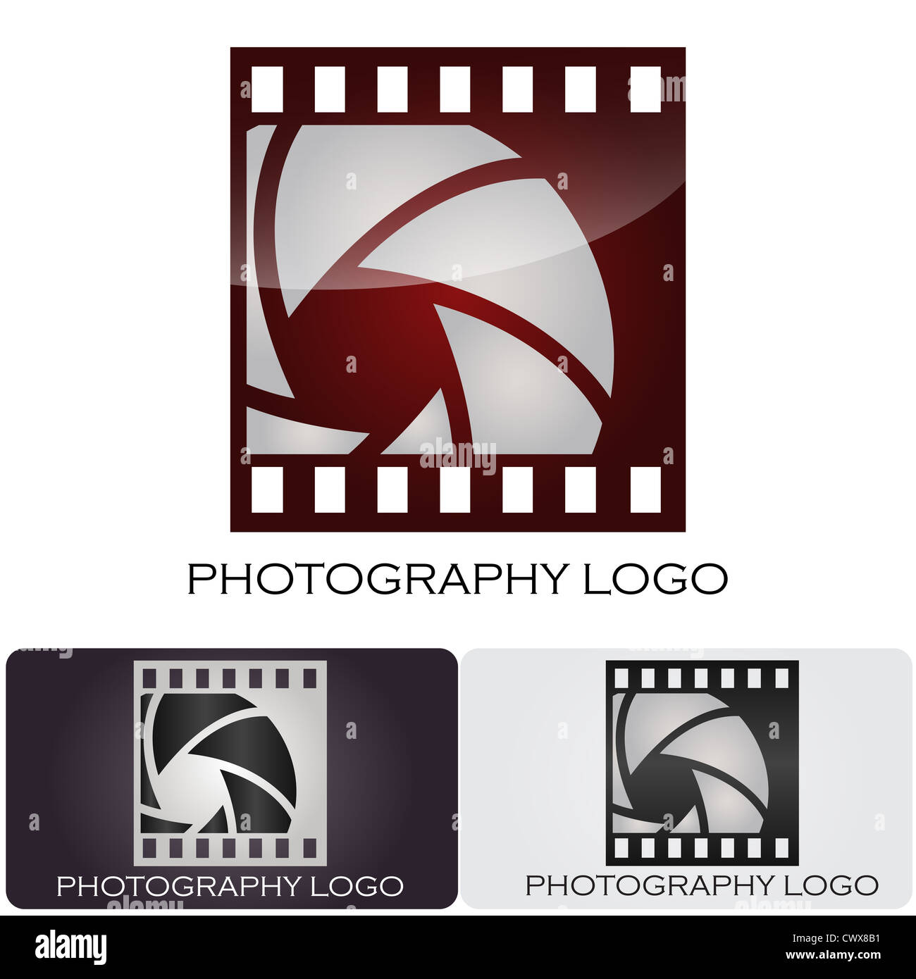 Photography company logo vector Stock Photo - Alamy