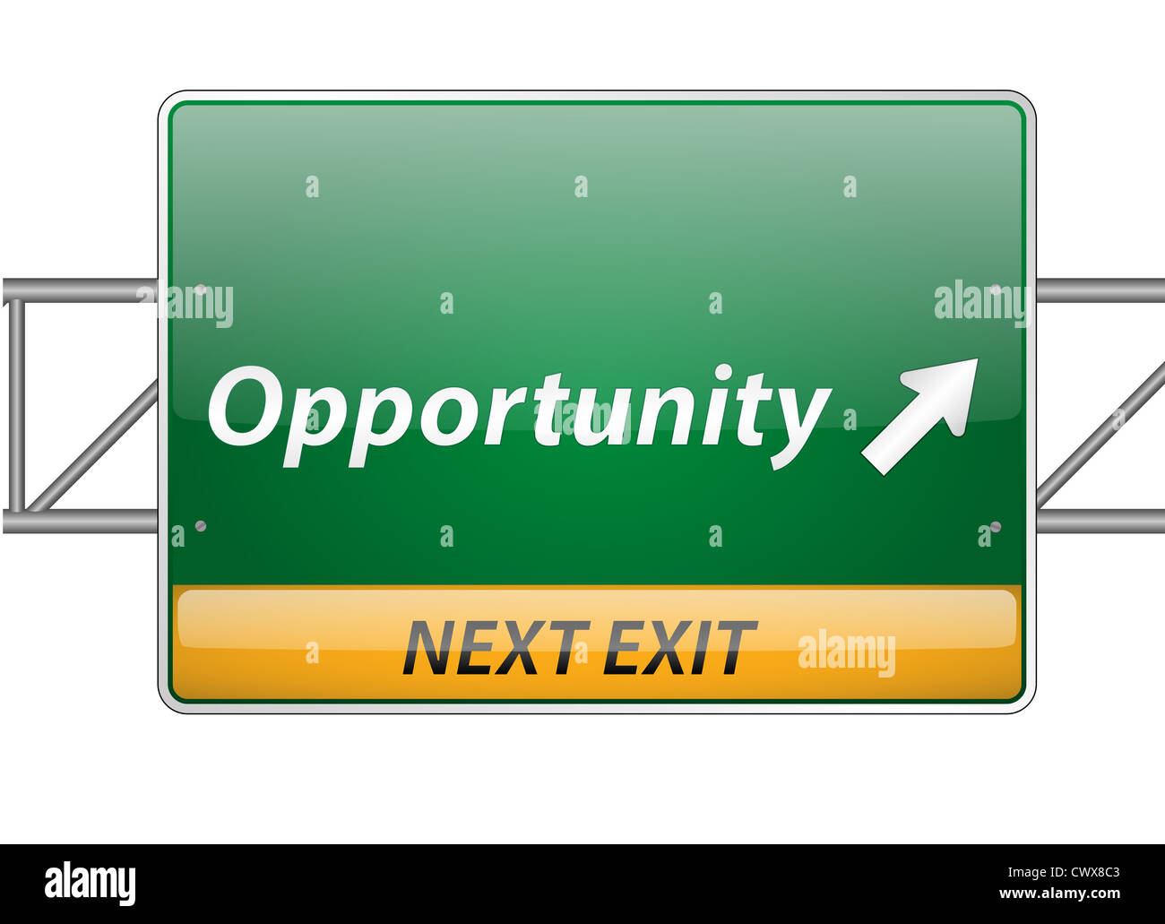 Success freeway exit sign hi-res stock photography and images - Alamy