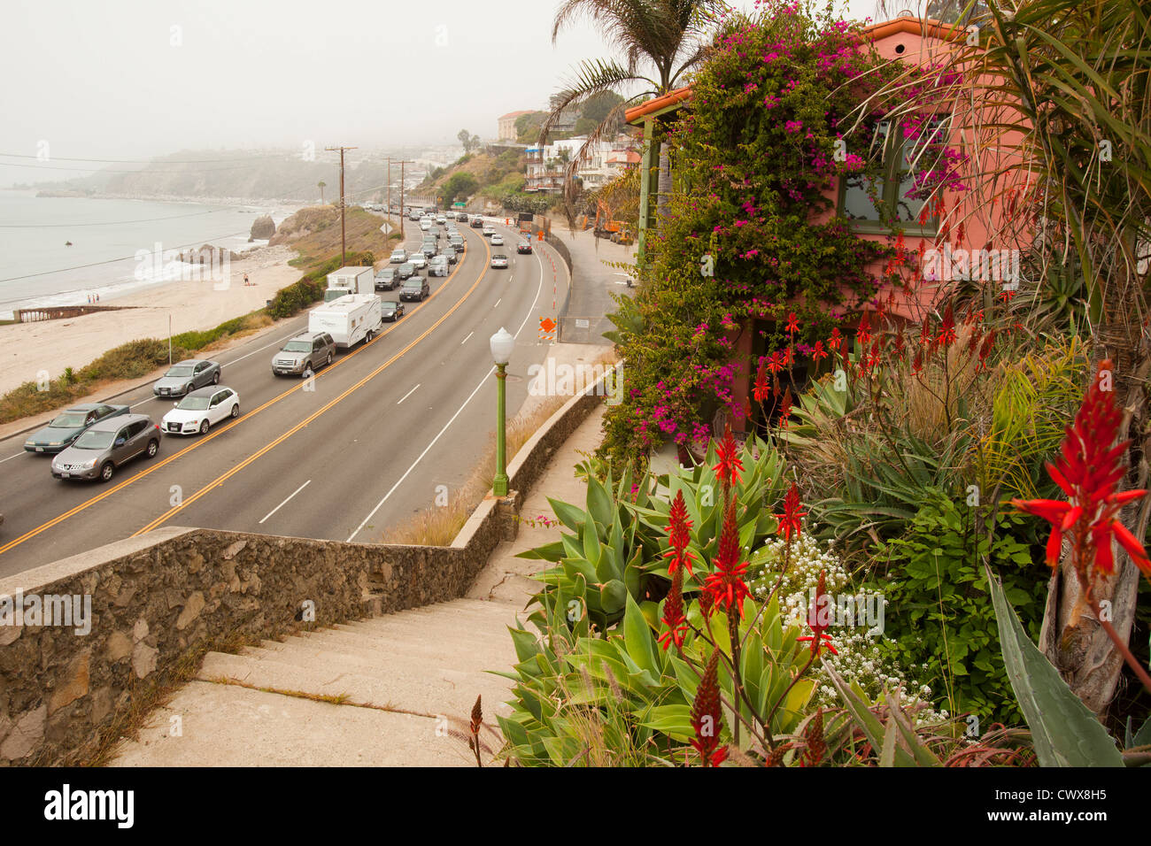 Pacific Coast Highway, Malibu, Los Angeles County, California, USA ...
