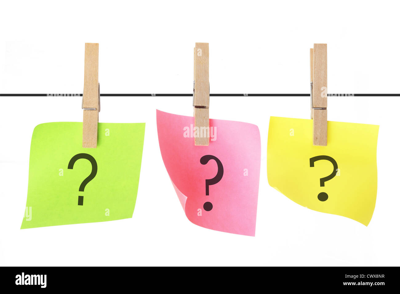 Brainstorm post its Cut Out Stock Images & Pictures - Alamy