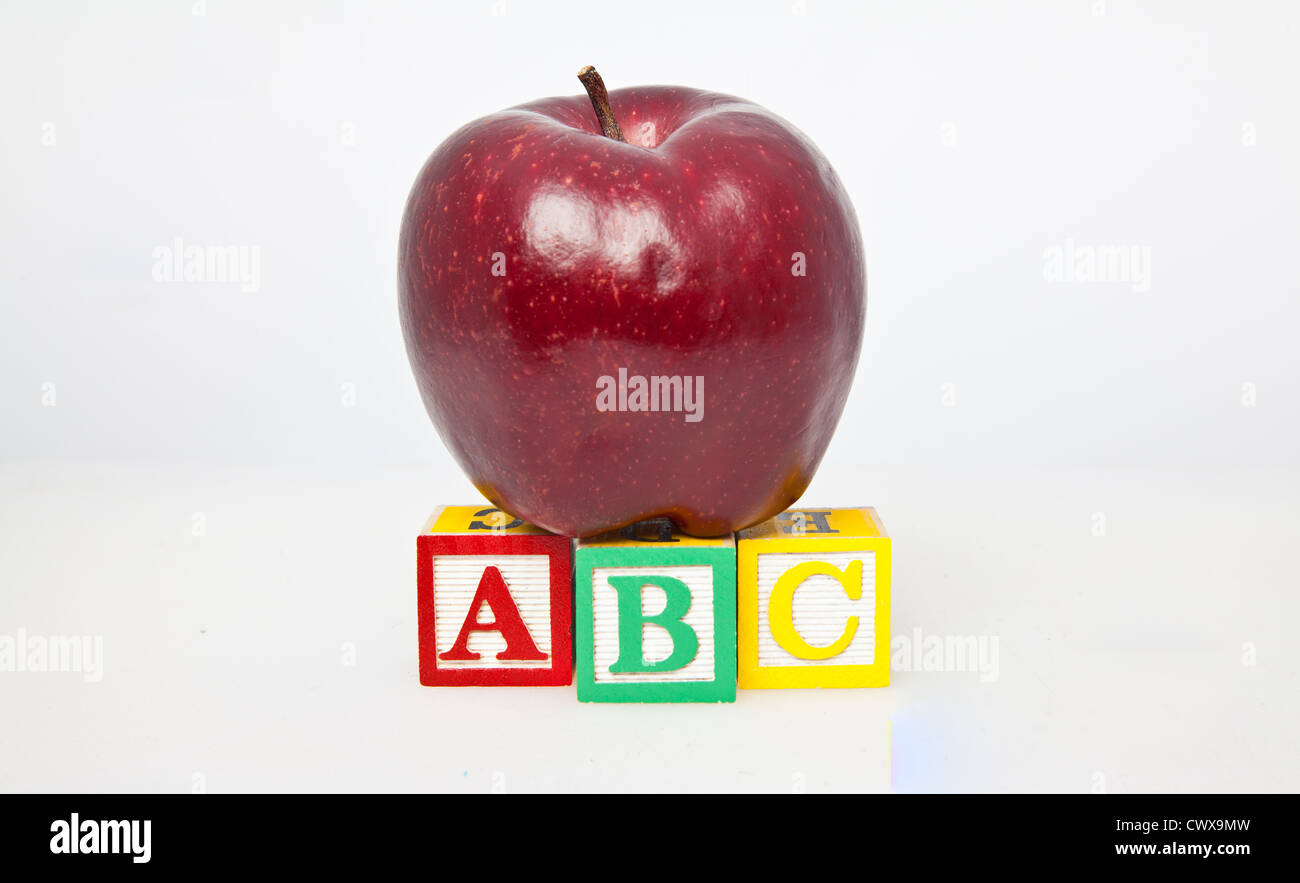 Childrens alphabet blocks hi-res stock photography and images - Alamy