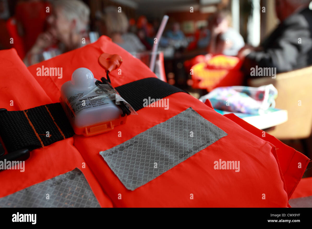 Life jacket and cruise ship hi-res stock photography and images - Alamy