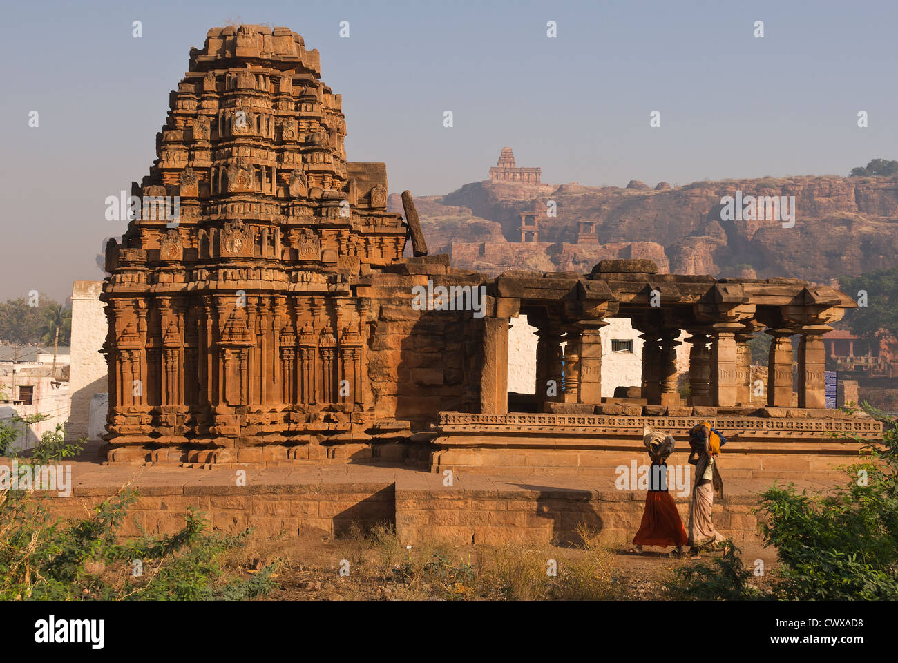 Elk201-2878 India, Karnataka, Badami, Bhutanatha Temple Stock Photo - Alamy
