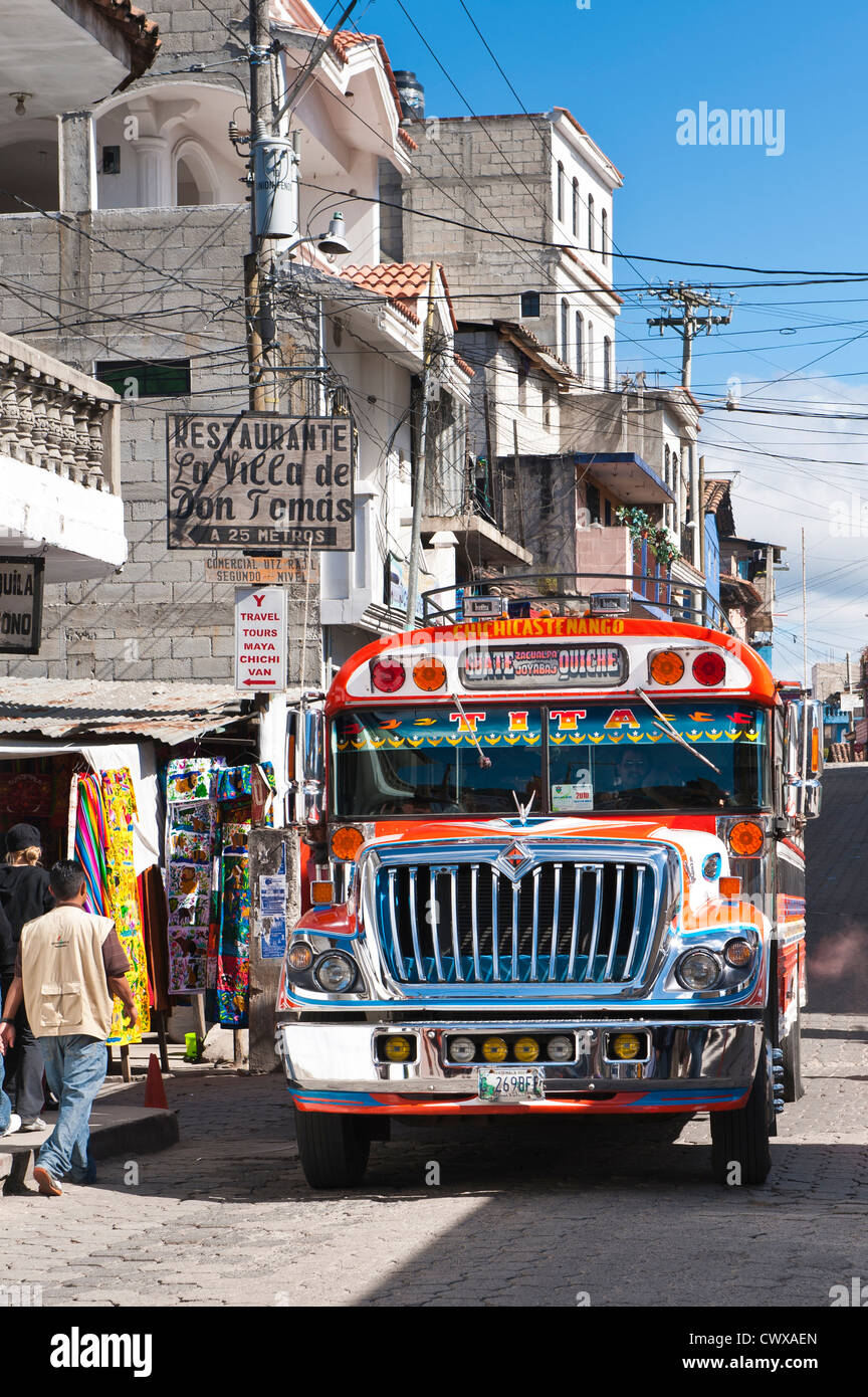 Chicken buses central america hi-res stock photography and images - Alamy