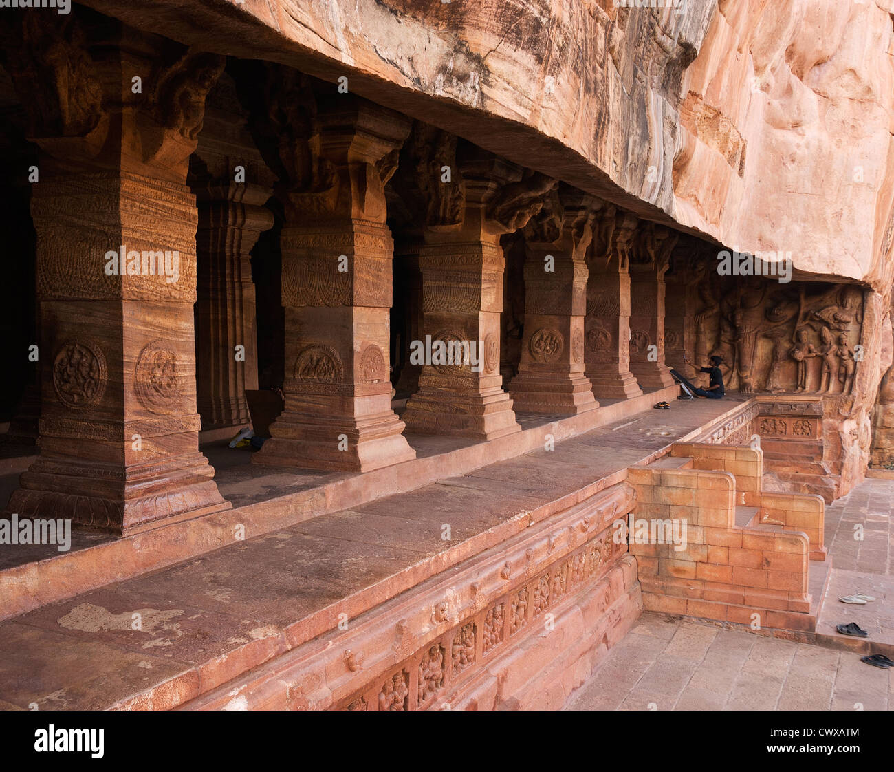 Badami cave hi-res stock photography and images - Alamy