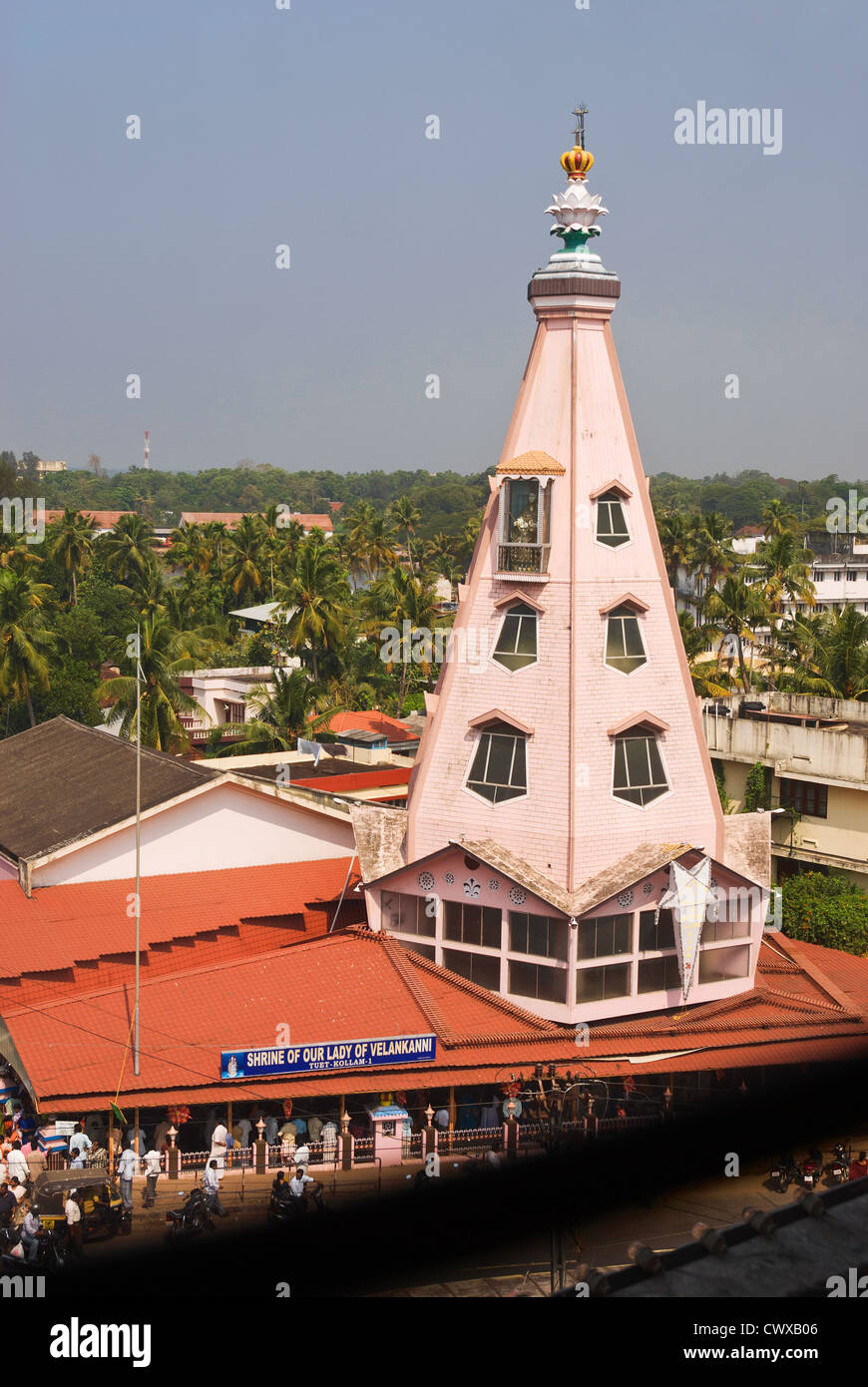 Elk201-3013v India, Kerala, Kollam, Our Lady of Velankanni Stock Photo ...