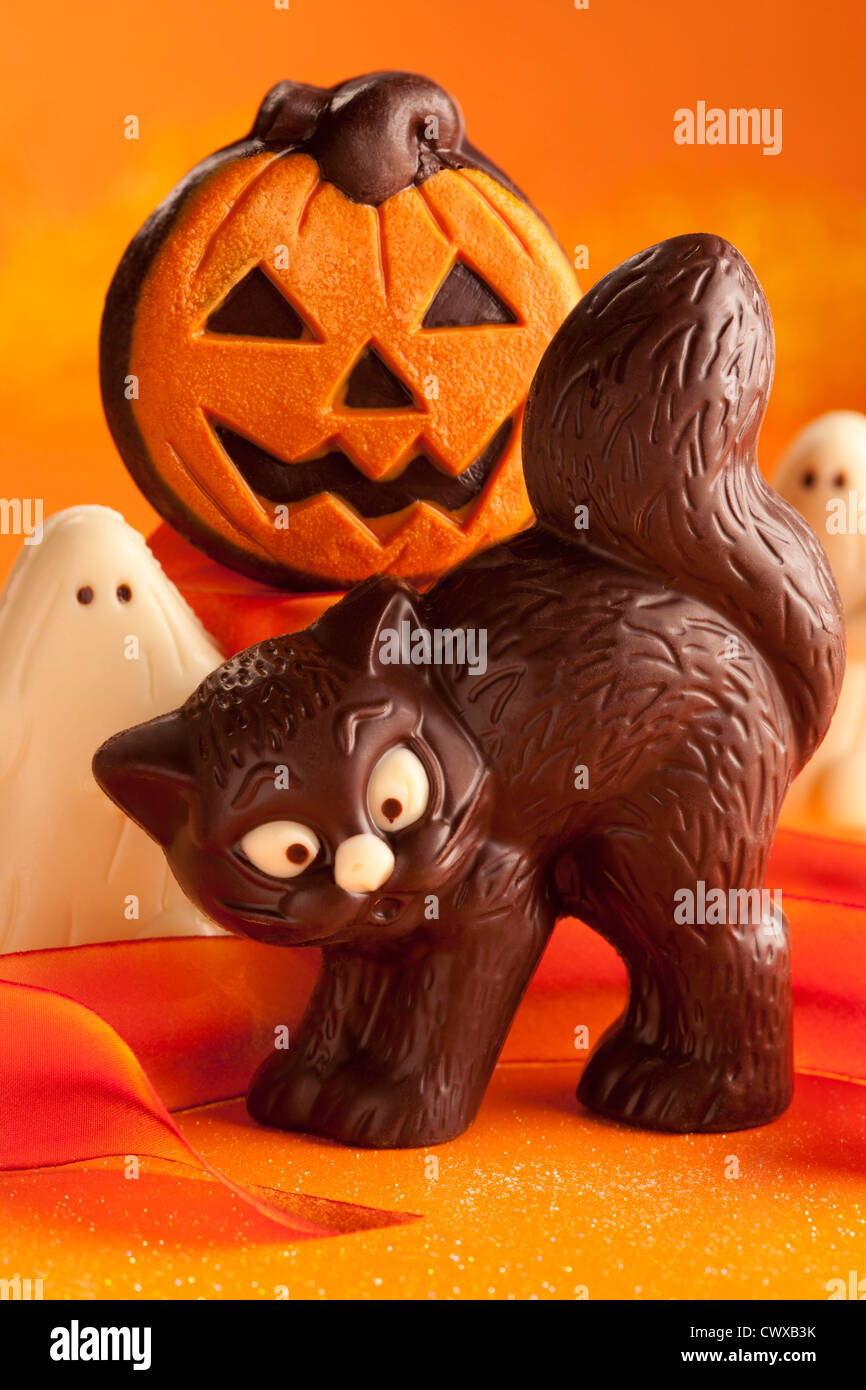 Halloween Chocolate candy Stock Photo - Alamy