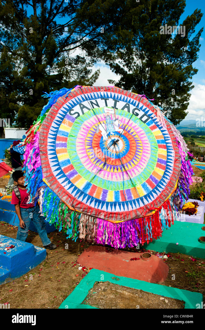Kites or barriletes, Day Of The Dead, Dia de los Muertos, ceremony in ...