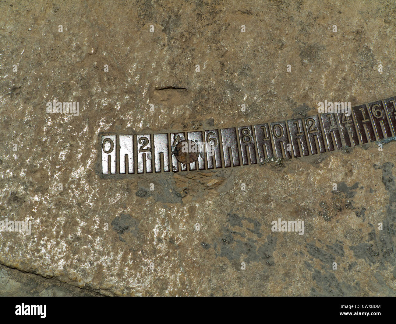 Maritime markings on the bastion, Siege Bell Memorial erected in 1992 ...