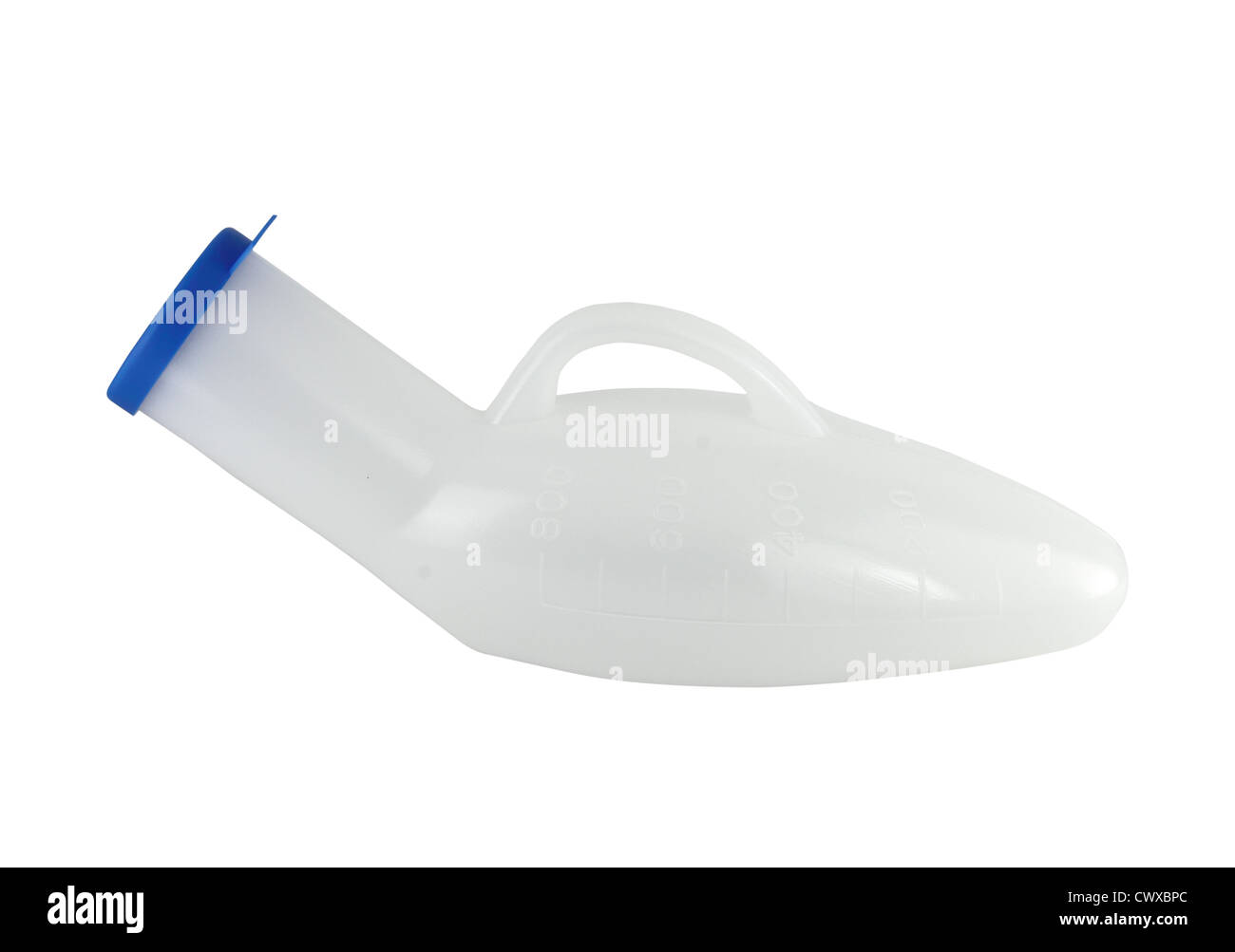 Isolated urinal on white Cut Out Stock Images & Pictures - Alamy