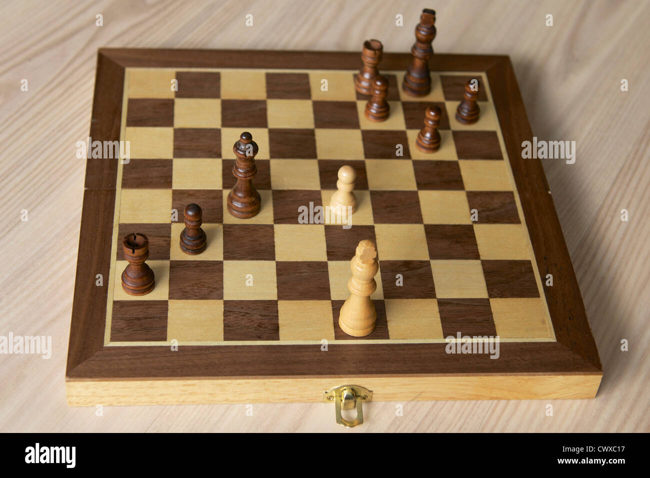 Classic International Chess board Stock Photo - Alamy