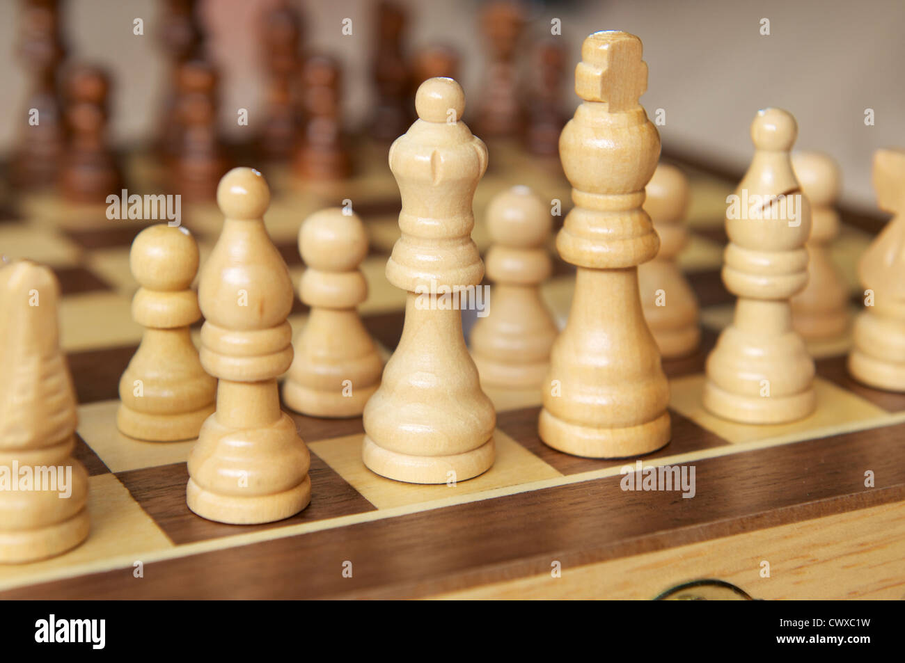 Classic International Chess board Stock Photo - Alamy