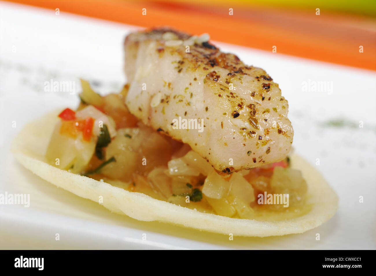 Appetizer of fish and seafood hi-res stock photography and images - Alamy