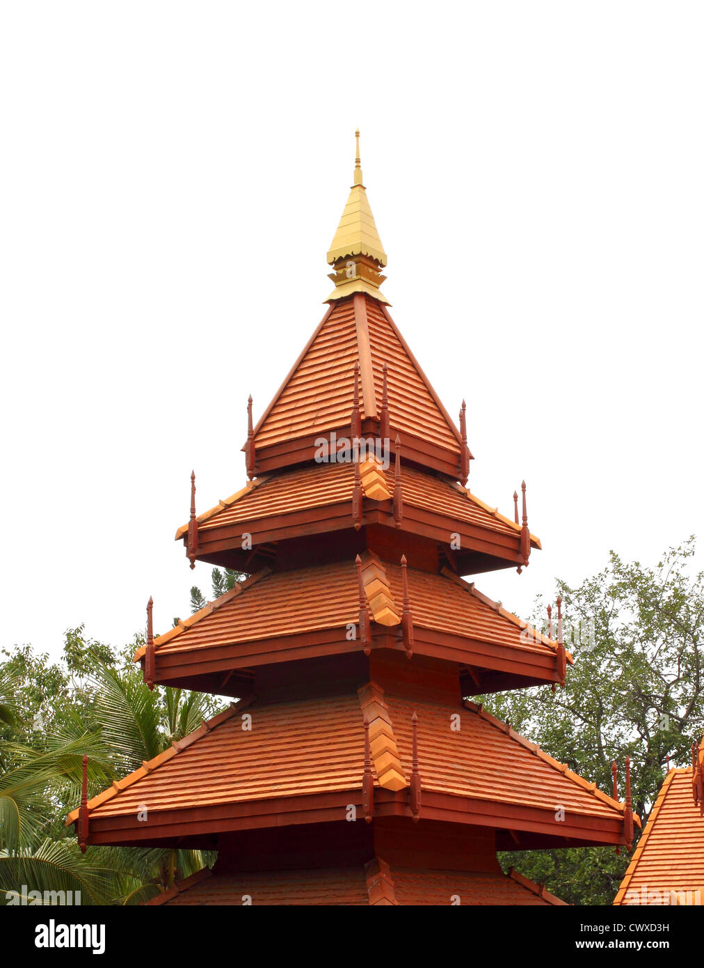 The top roof ,art of Thaialnd Stock Photo - Alamy