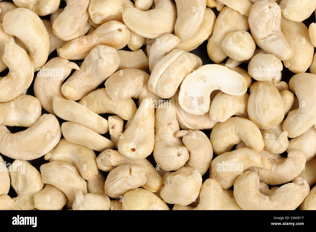 The plant texture, close-up of cashews nuts Stock Photo - Alamy