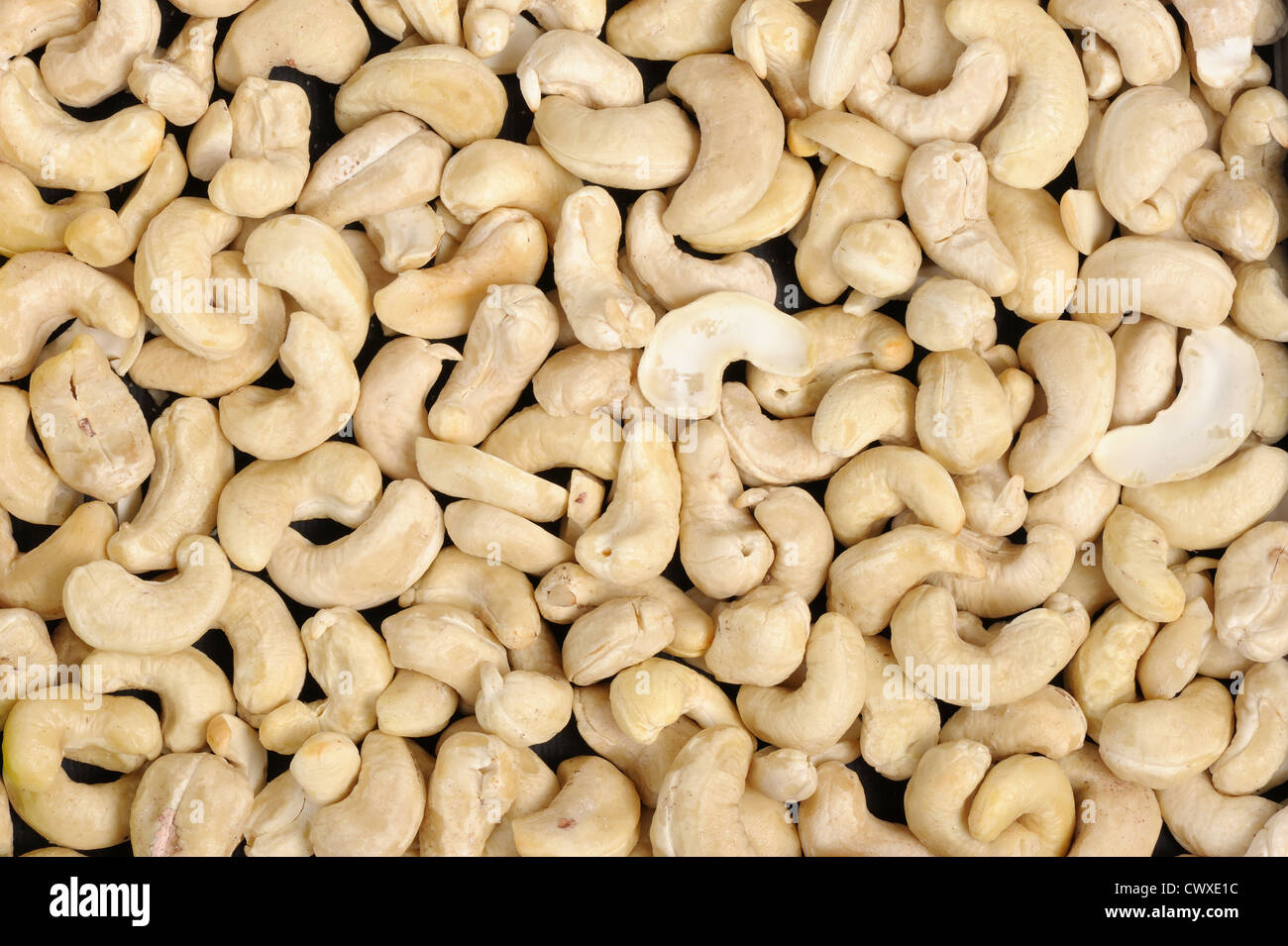 The plant texture, close-up of cashews nuts Stock Photo - Alamy