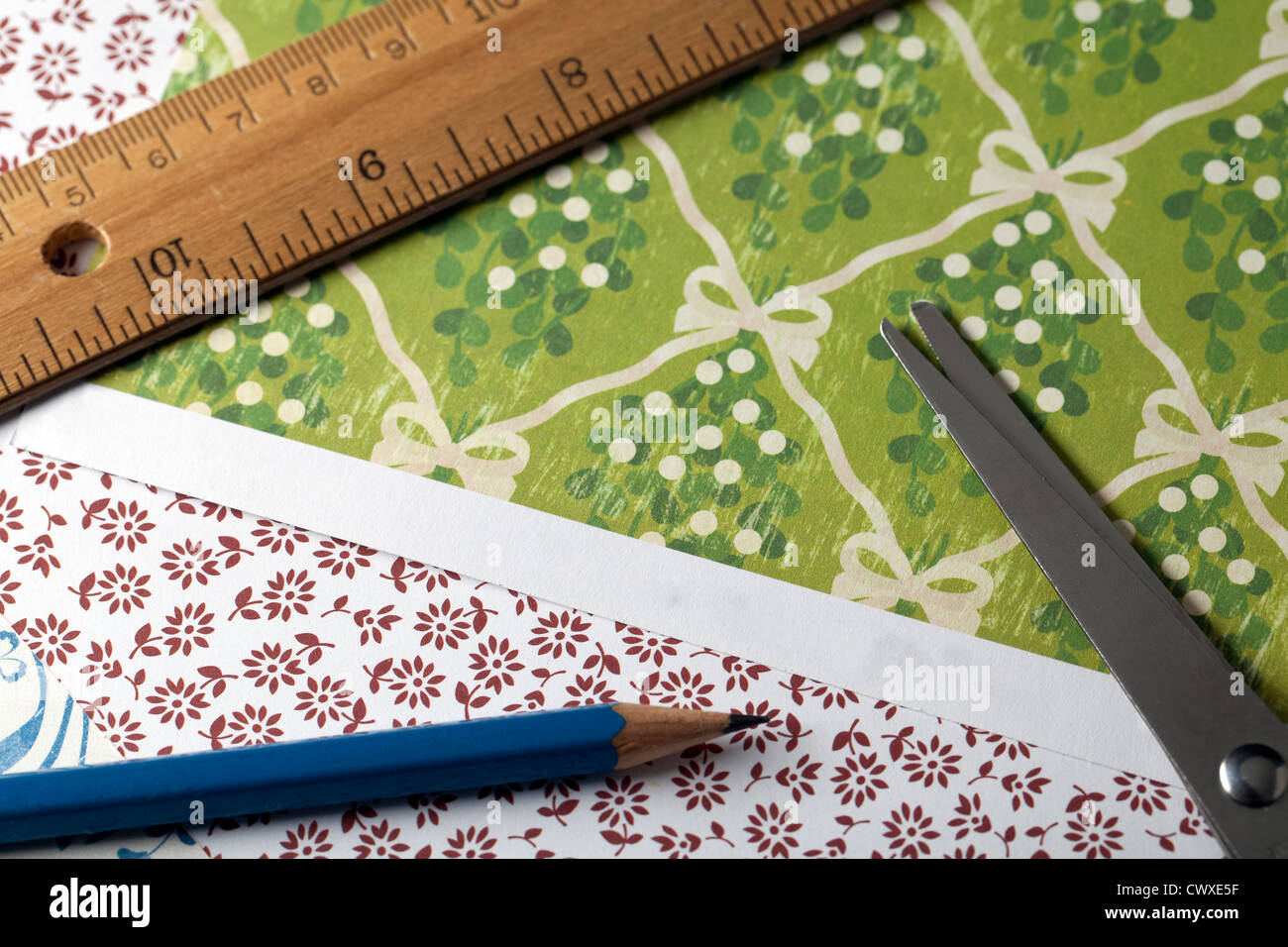 Pencil and ruler hi-res stock photography and images - Alamy