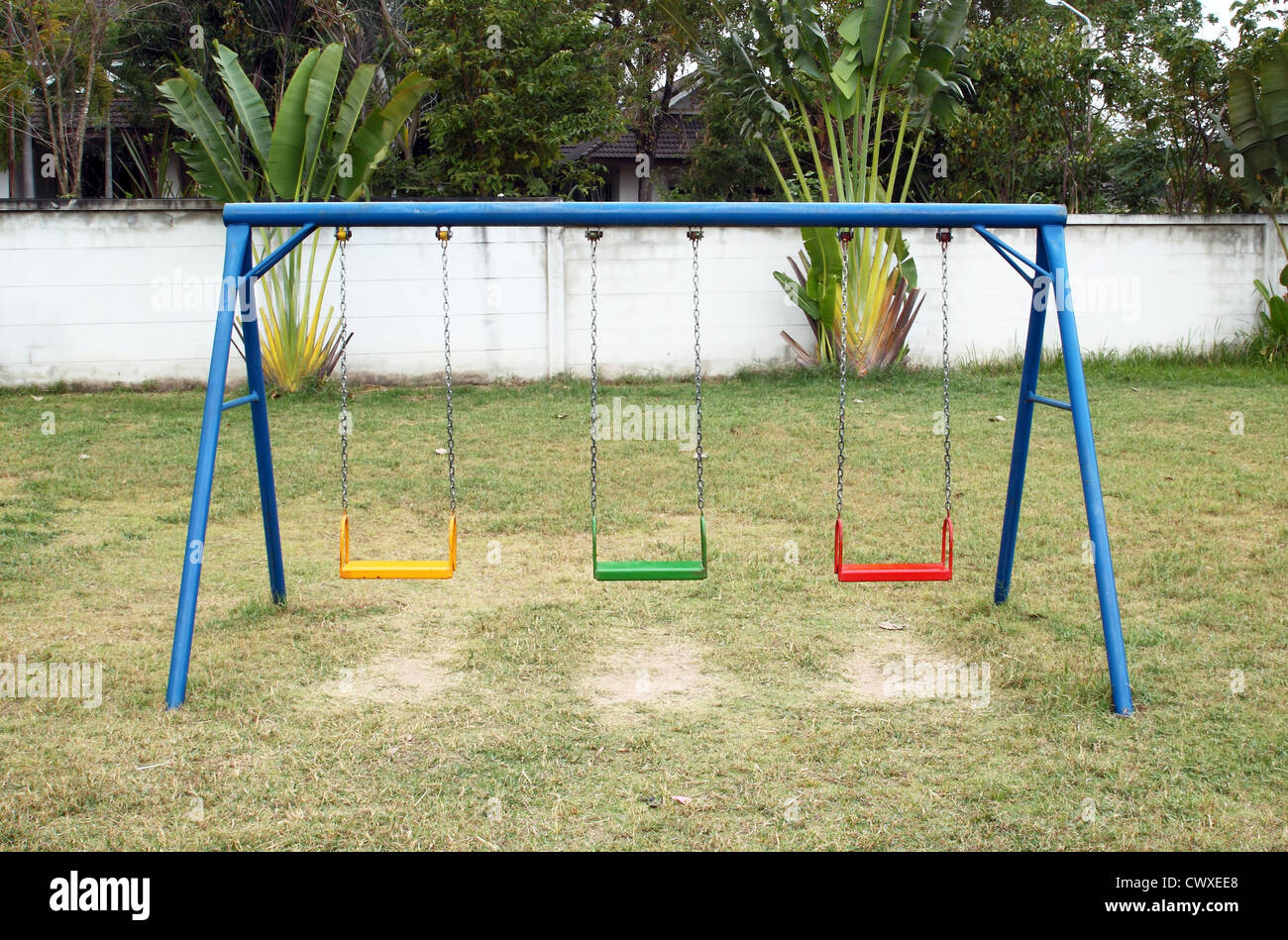 Swing set hi-res stock photography and images - Alamy