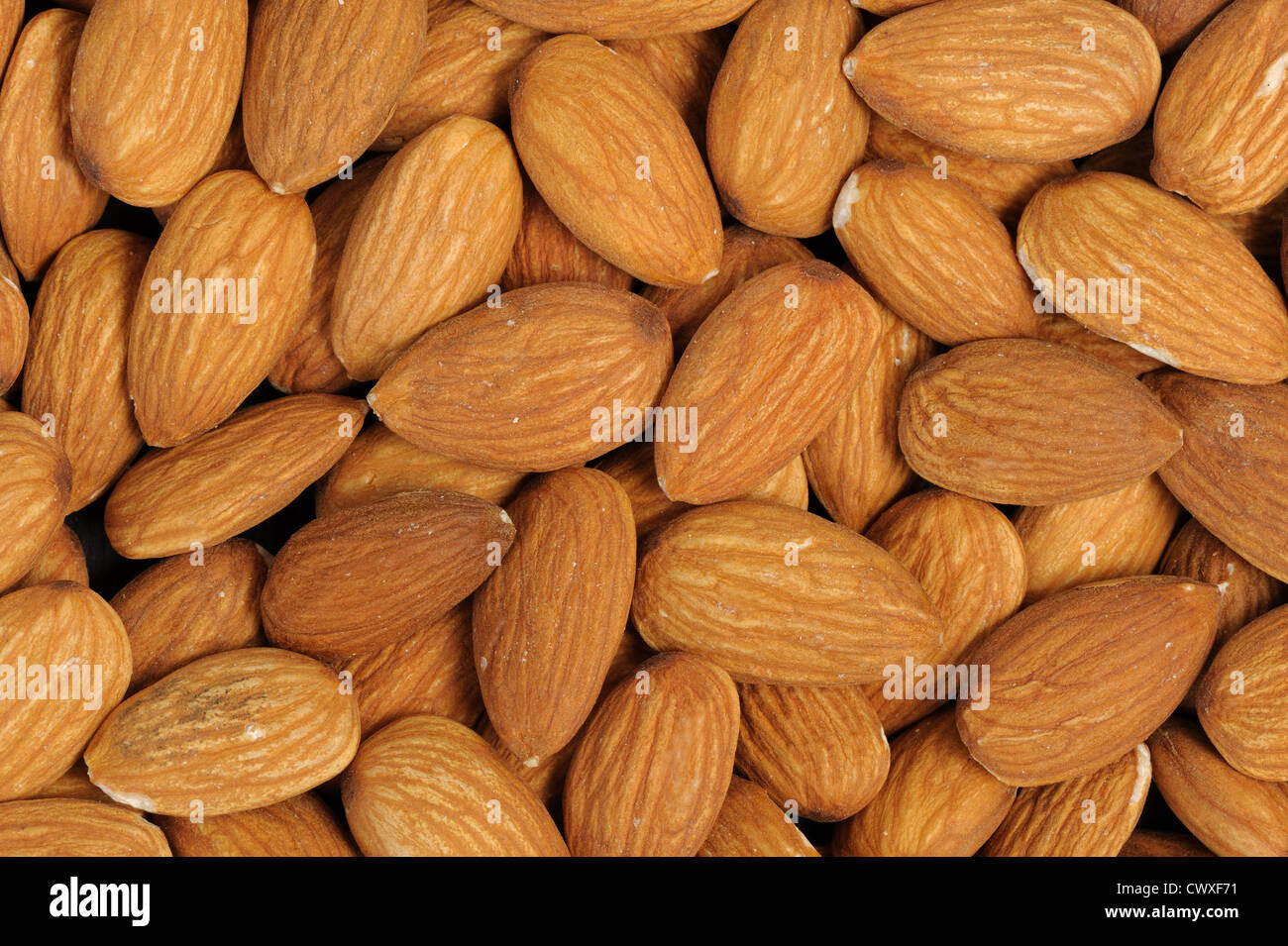 The plant texture, close-up of almonds nuts Stock Photo - Alamy