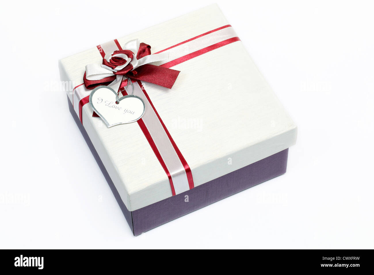 Gift box isolated on white background Stock Photo - Alamy