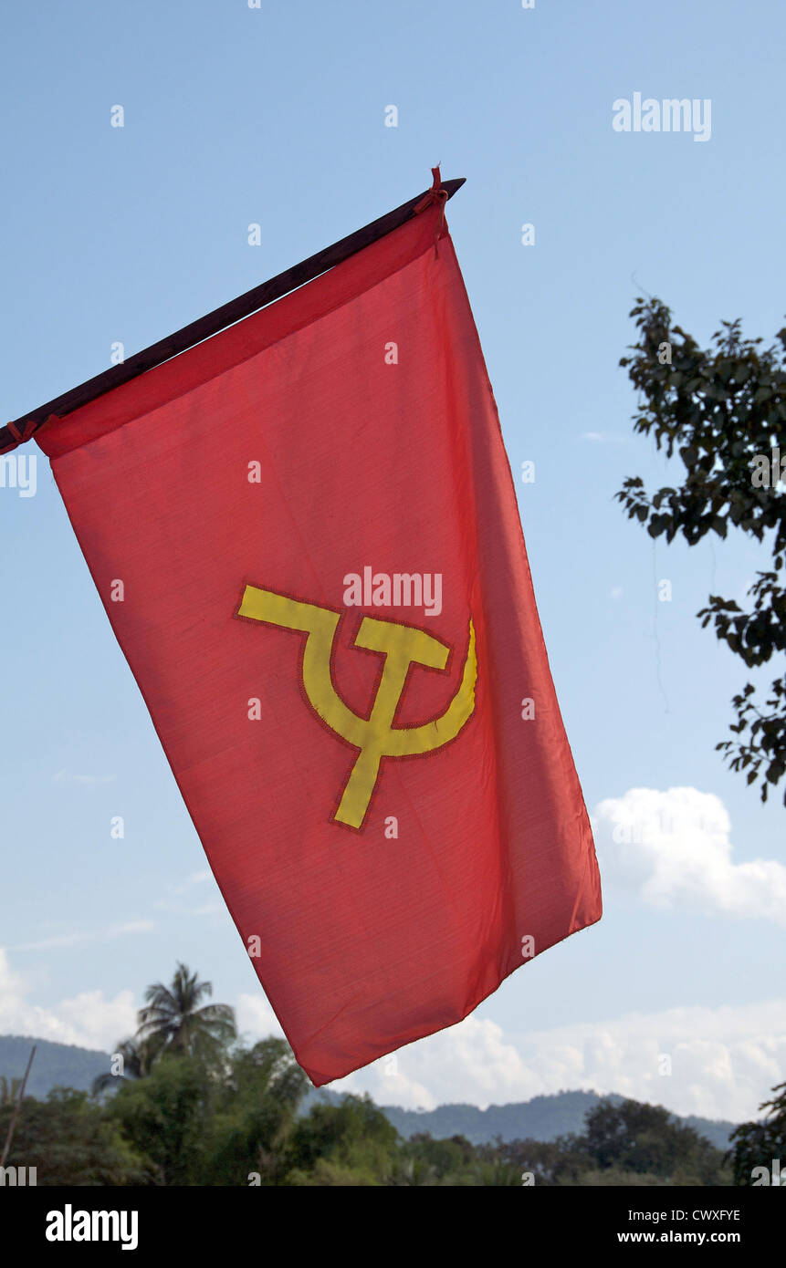 Communist flag hi-res stock photography and images - Alamy