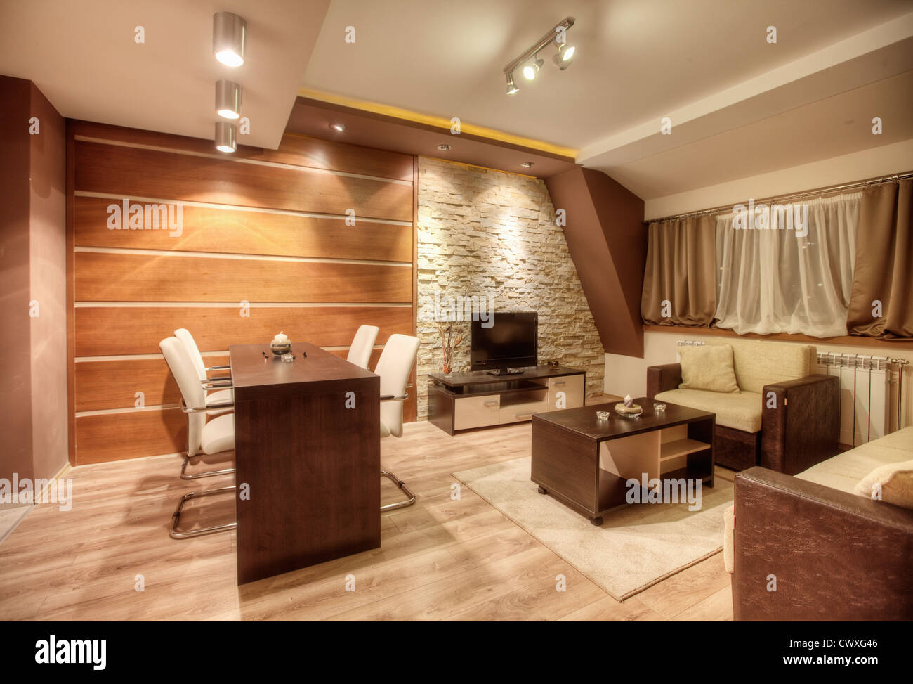 Interior of the modern room Stock Photo - Alamy