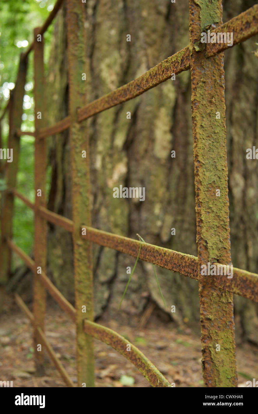 Rusty Iron Fencing Stock Photo - Alamy