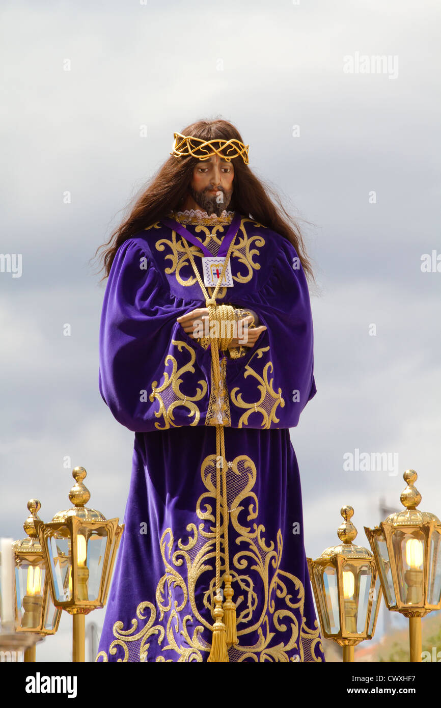 spanish easter celebration christ of medinaceli Stock Photo - Alamy