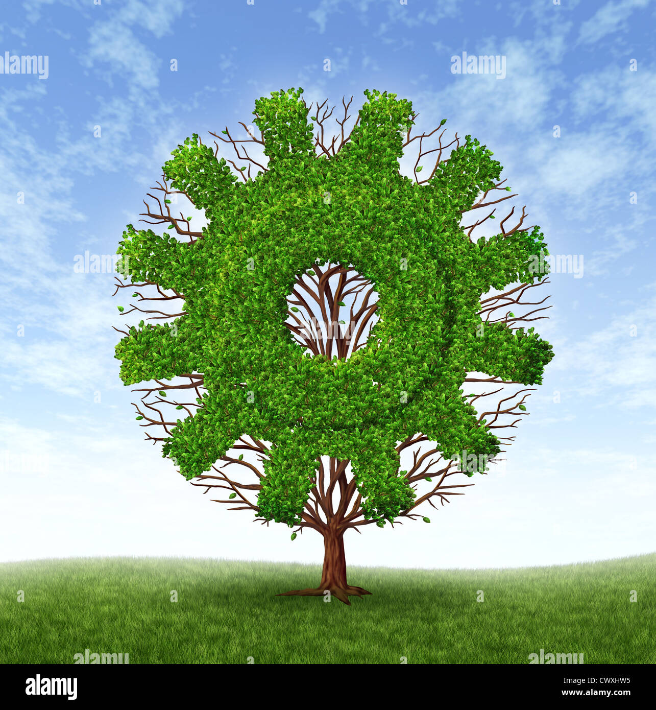 Growing business concept with a tree and branchesGrowing business ...