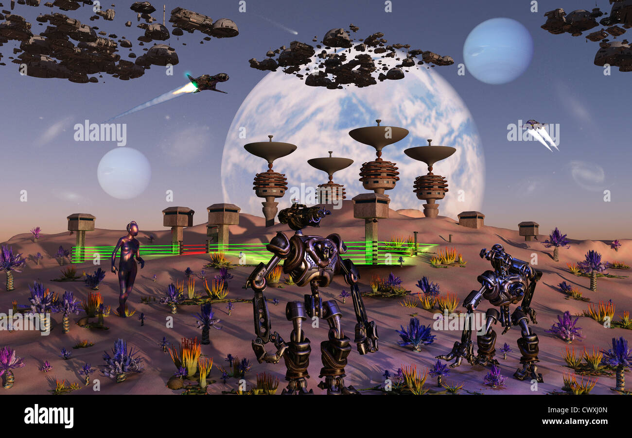 Alien construction hi-res stock photography and images - Alamy