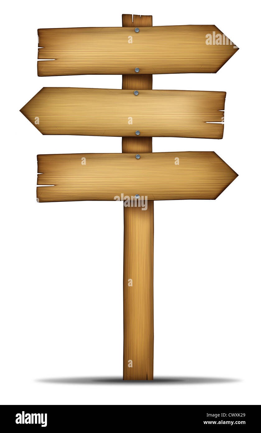 Vintage Wood Arrow Sign