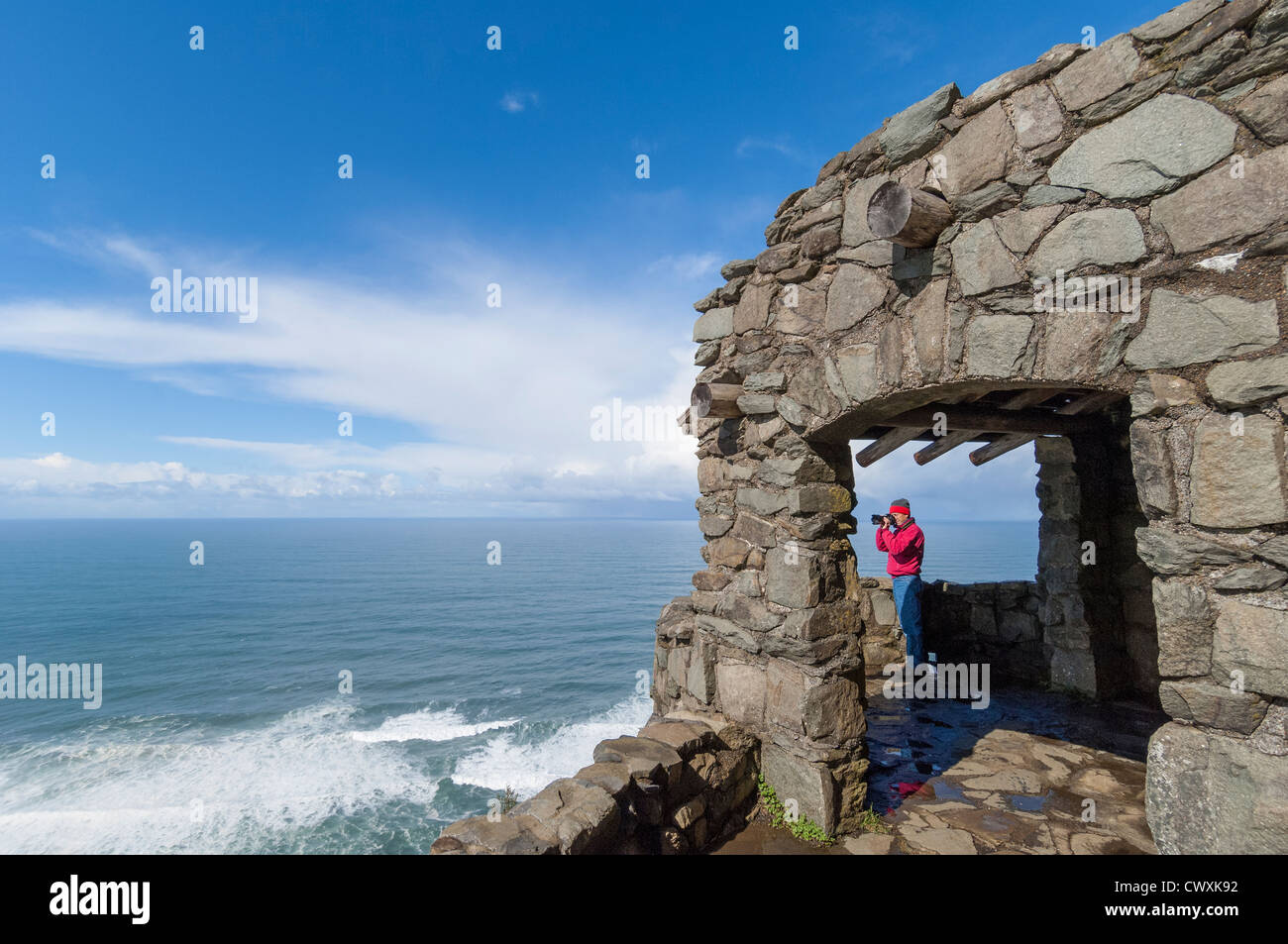 Cape perpetua oregon stone hi-res stock photography and images - Alamy