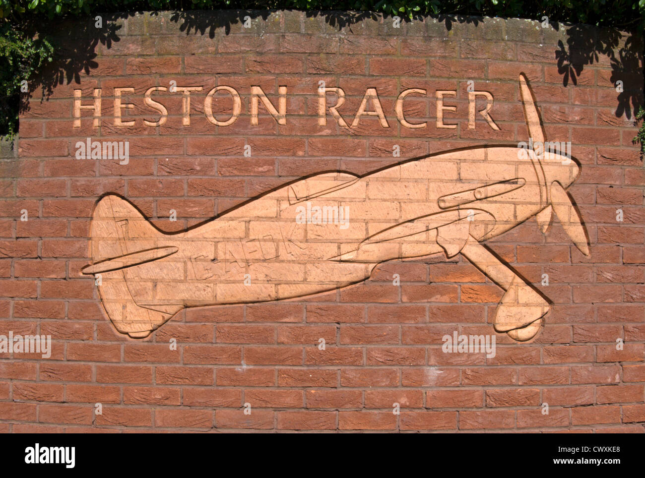 image of heston racer aircraft at entrance to parkway trading park ...