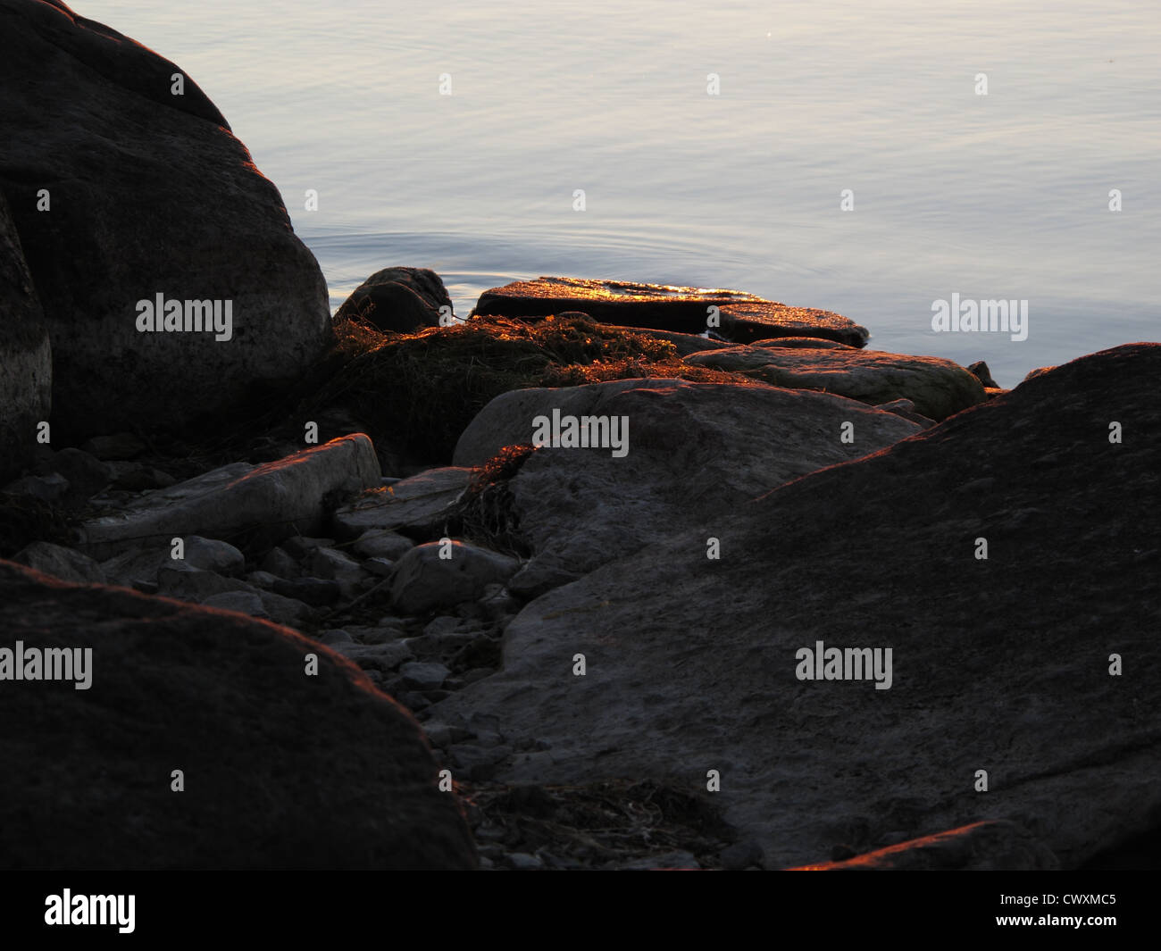 Robert Moses State Park at Moses-Saunders Power Dam, St. Lawrence Lake ...