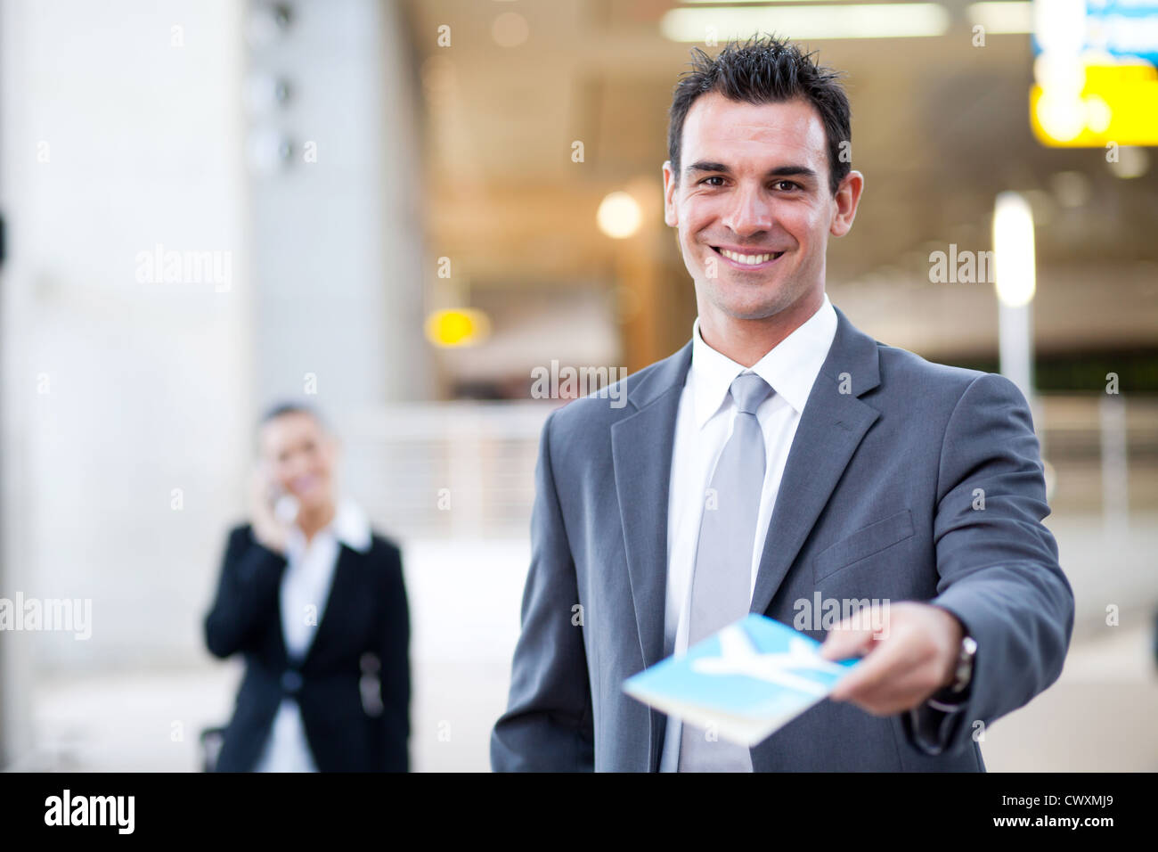 Ticket counter airplane hi-res stock photography and images - Alamy